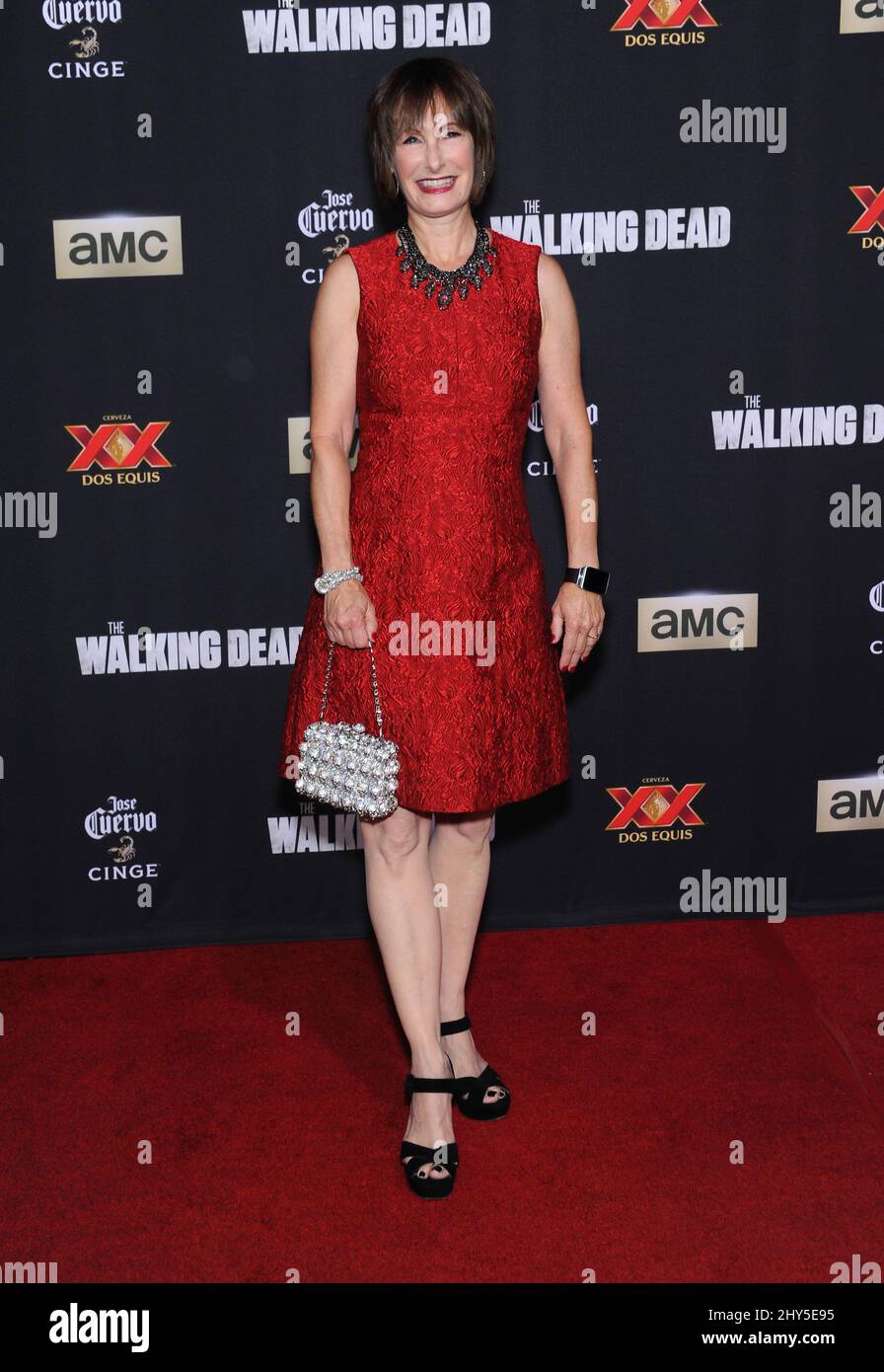 Gale Anne Hurd attending "The Walking Dead" Season 5 Premiere at the ...