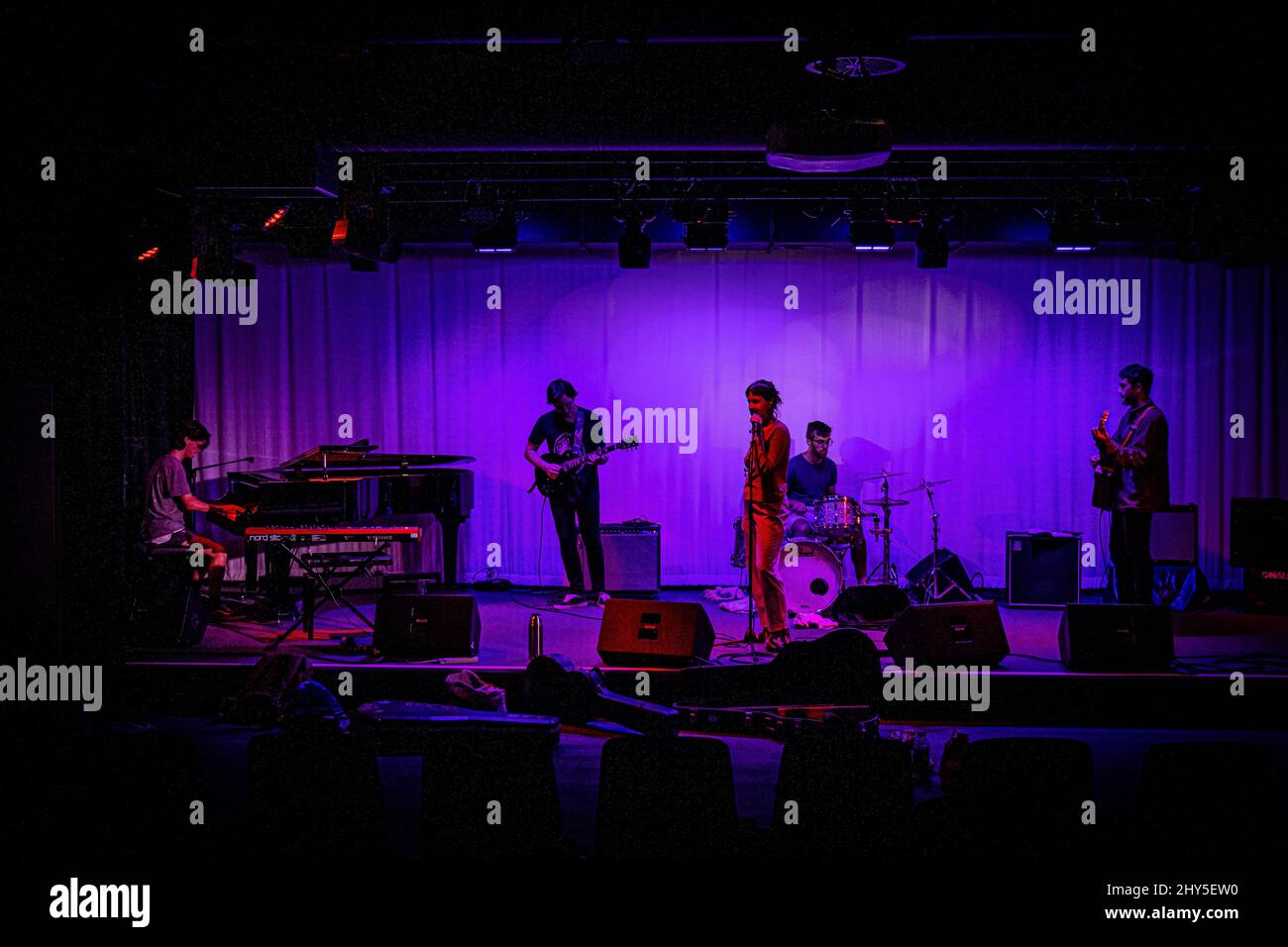 Band performing live at BoxHill Institute in Australia Stock Photo - Alamy