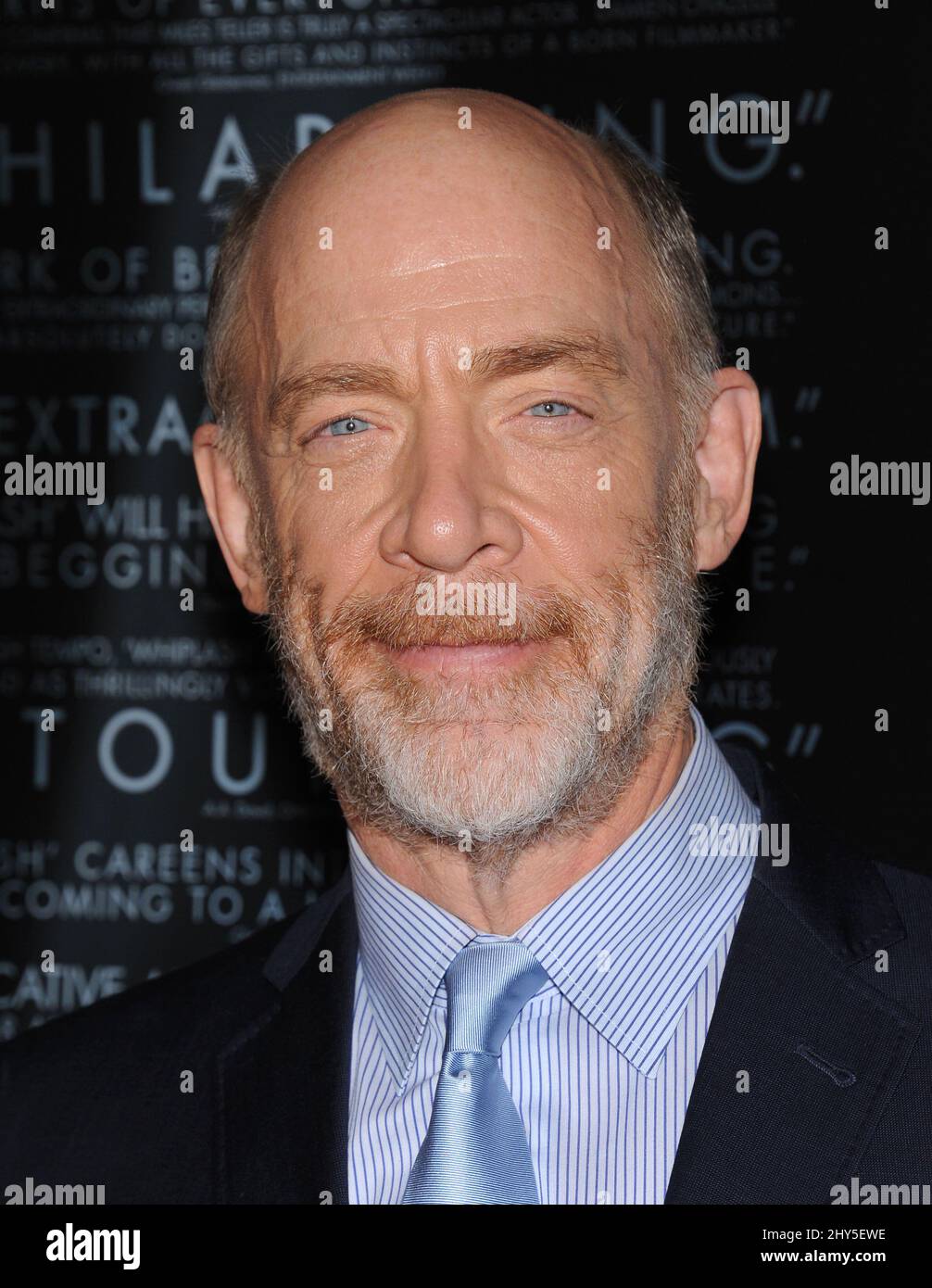 J.K. Simmons attends the Whiplash Premiere, Los Angeles Stock Photo - Alamy