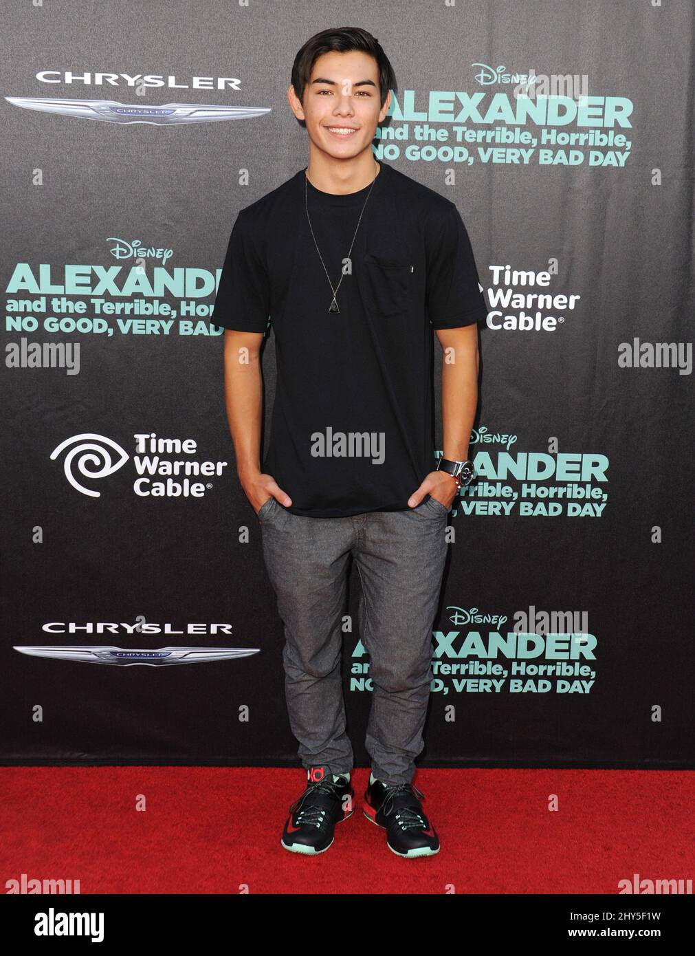 Ryan Potter arrives at the premiere of "Alexander And The Terrible ...