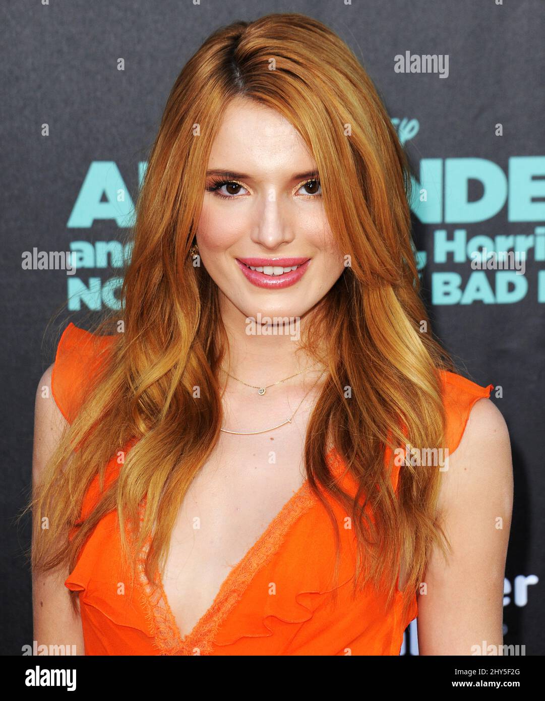 Bella Thorne arrives at the premiere of "Alexander And The Terrible ...