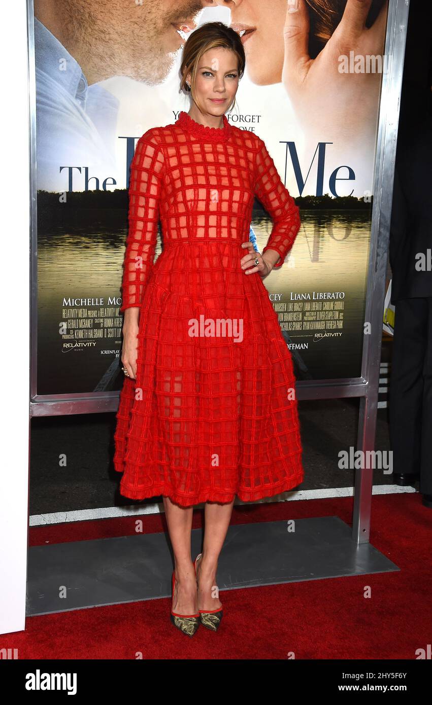 Michelle Monaghan attends the "The Best Of Me" World Premiere at the ...
