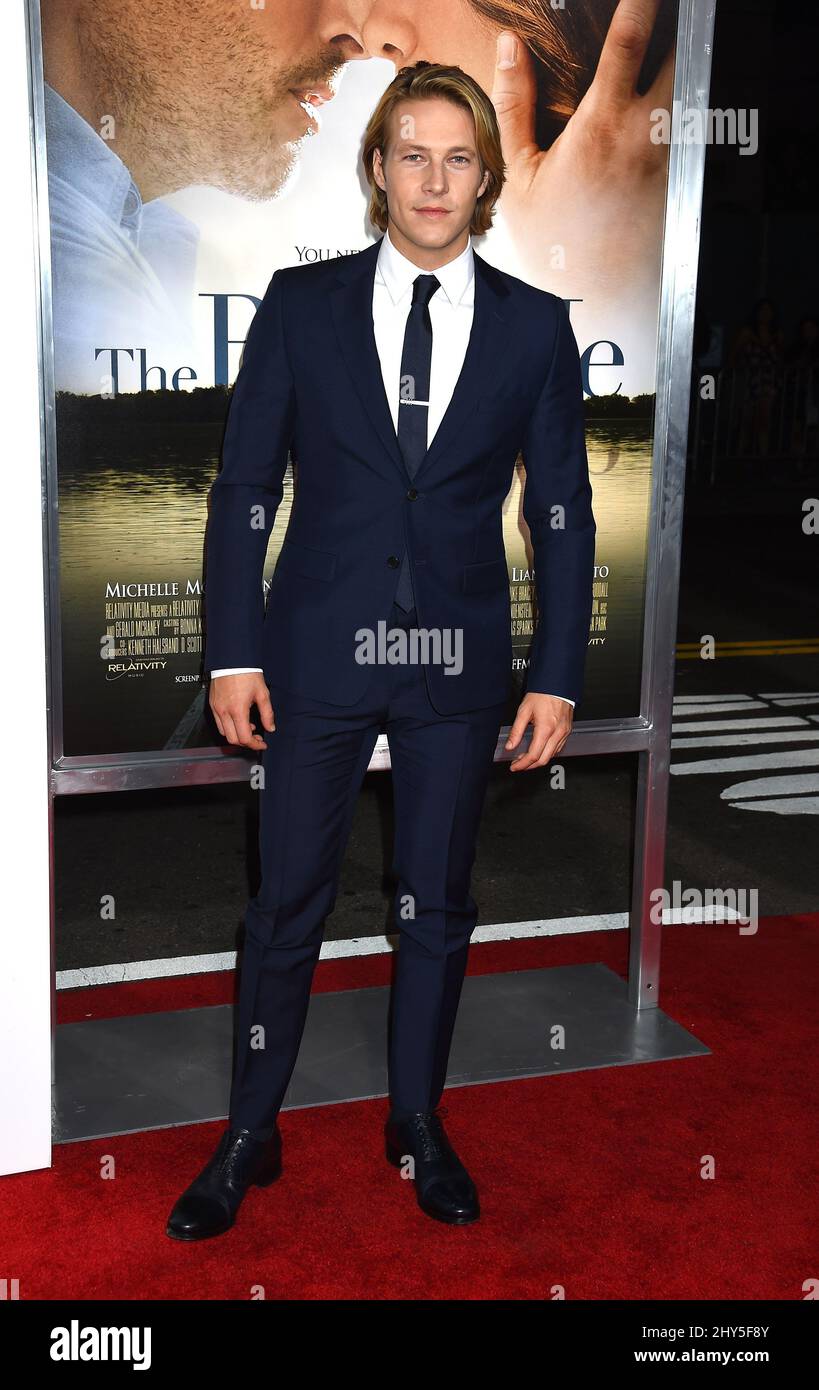Luke Bracey attends the "The Best Of Me" World Premiere at the Regal ...
