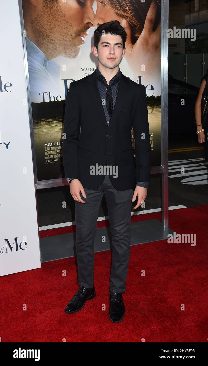 Ian Nelson attends the "The Best Of Me" World Premiere at the Regal ...