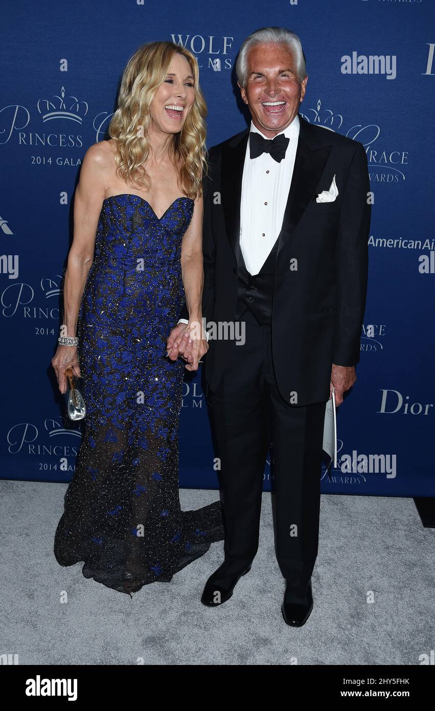 Alana Stewart, George Hamilton attends the 2014 Princess Grace Awards ...