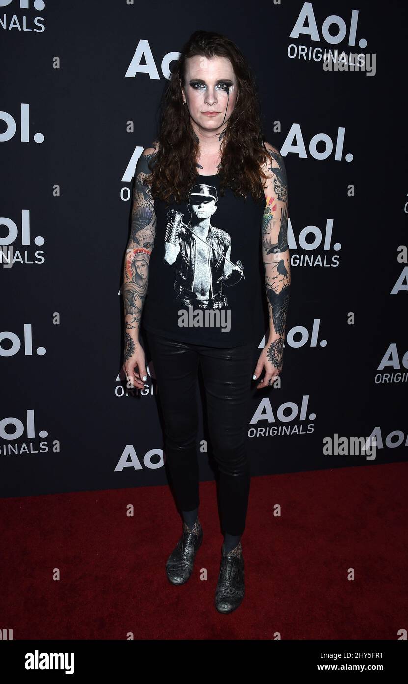 Laura Jane Grace attends AOL's Fall Programming Premiere Event at the ...