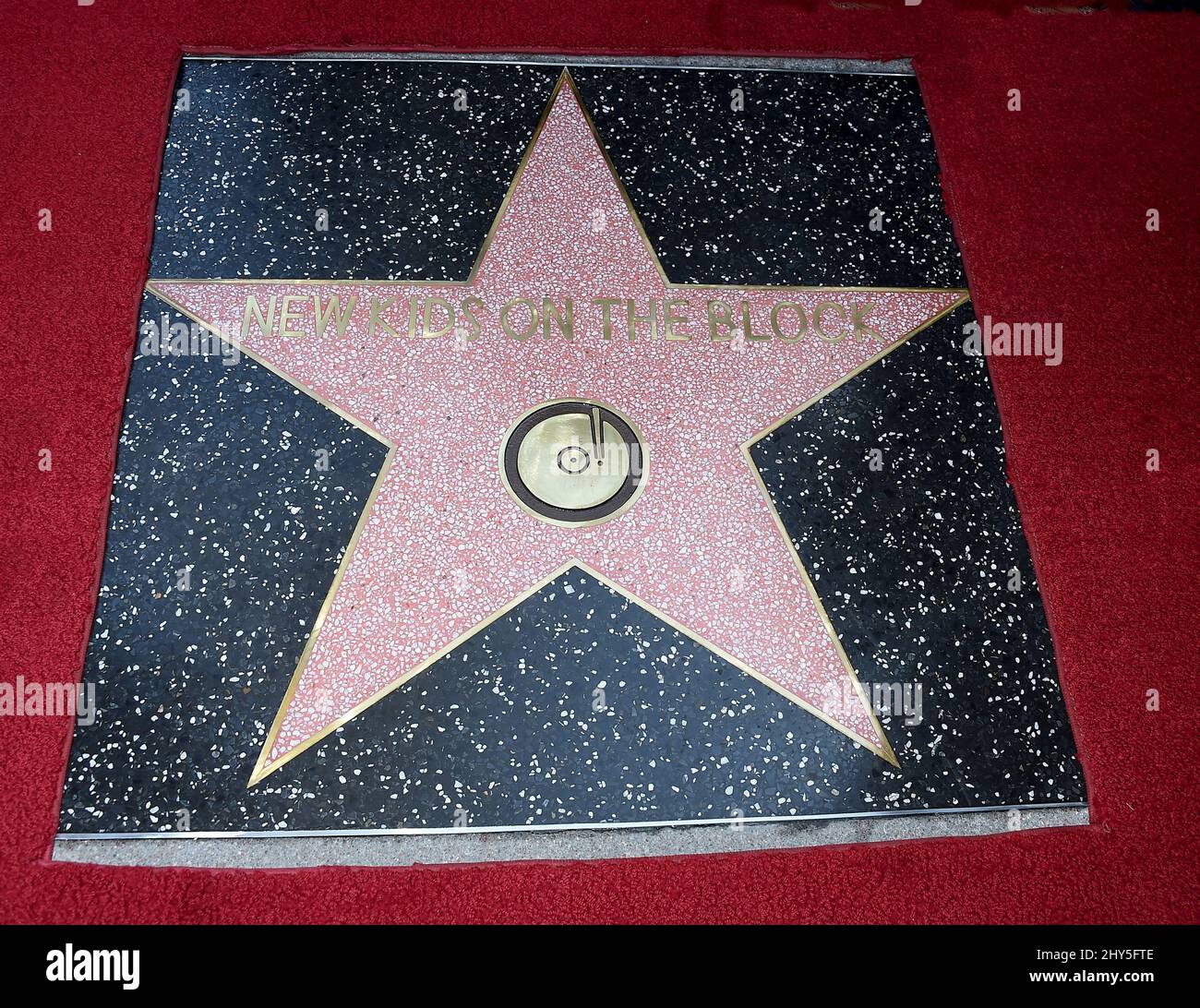 New Kids on the Block Star attending the New Kids on the Block Walk of ...