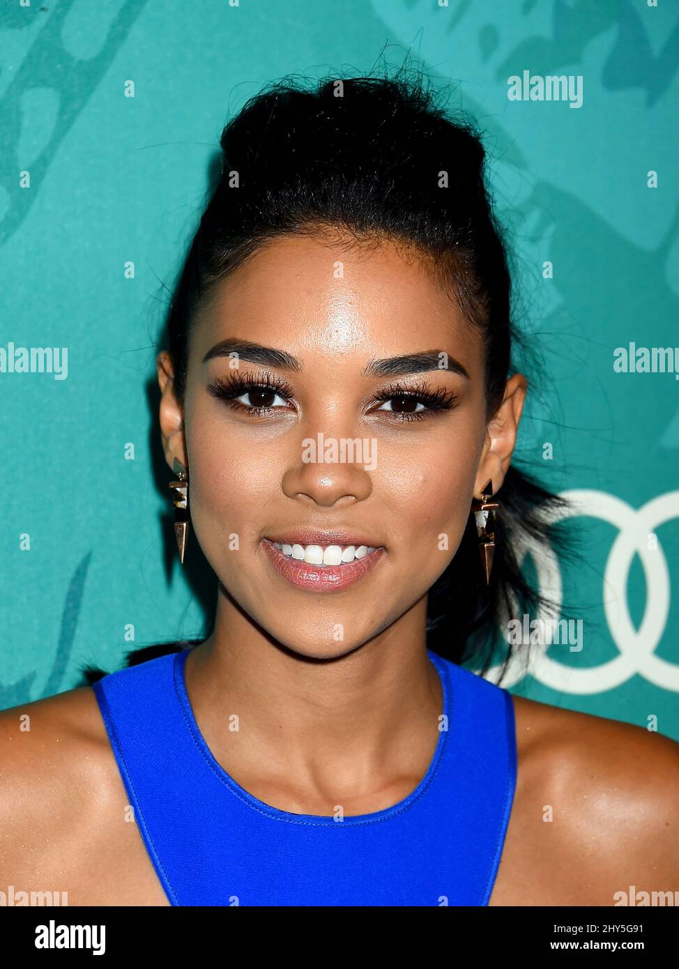 Alexandra Shipp arrives at the 2014 Variety Power Of Women event at the ...