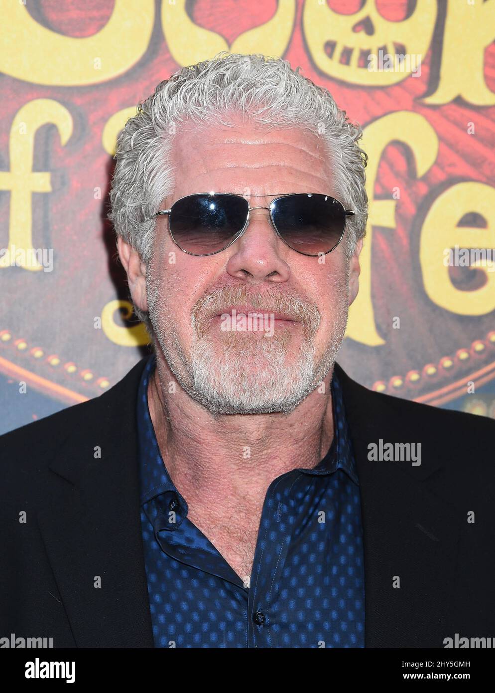 Ron Perlman arriving for The Book of Life premiere held at the Regal ...