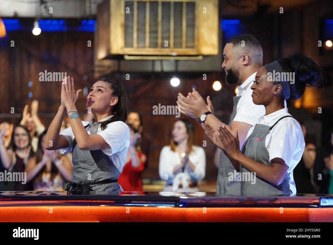 NEXT LEVEL CHEF, from left: contestants Stephanie Despain (winner ...