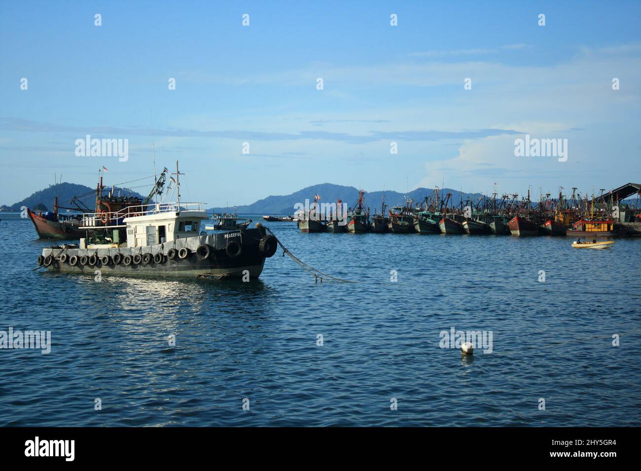 Big old ship on the sea Stock Photo - Alamy