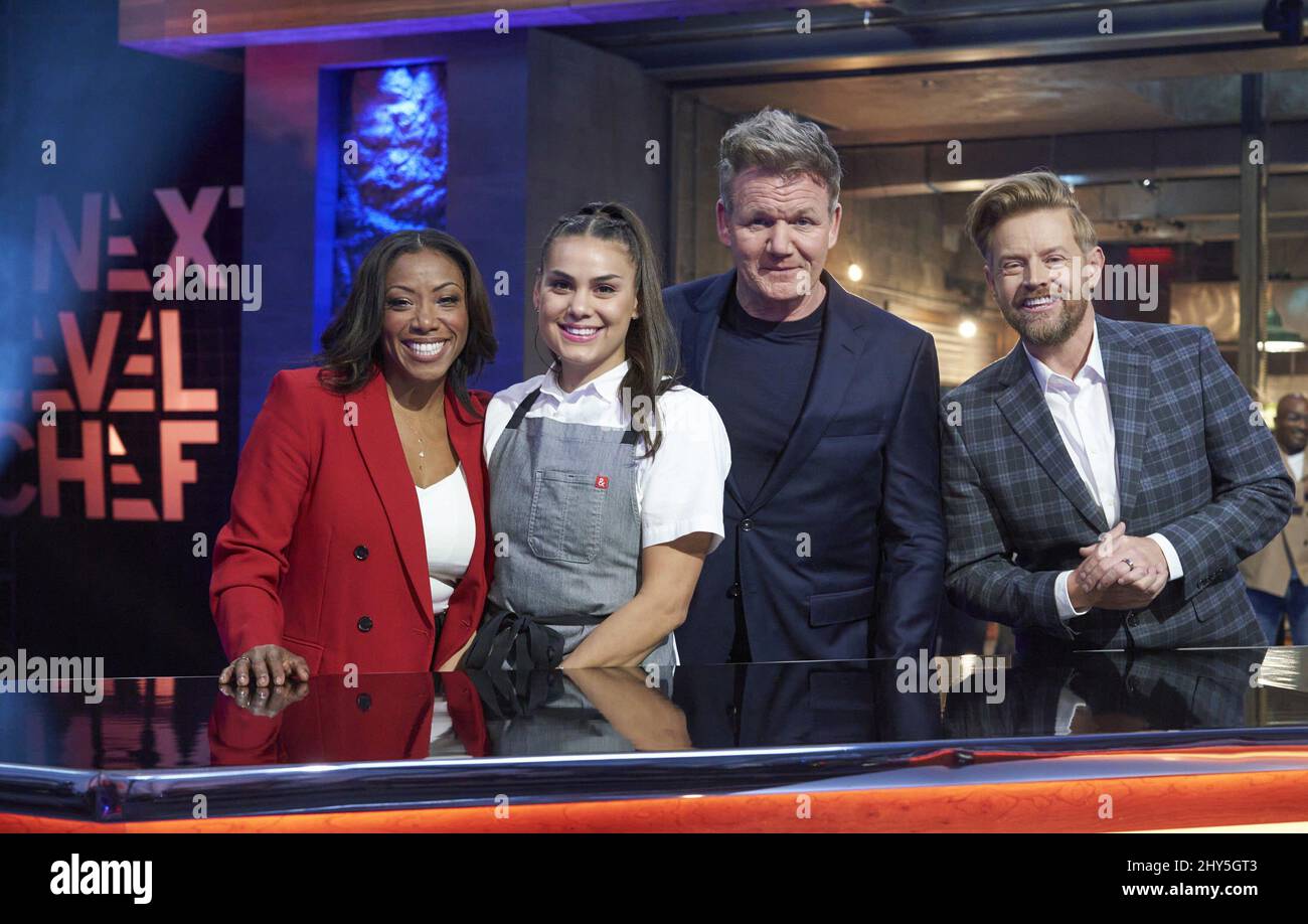 NEXT LEVEL CHEF, from left: mentor Nyesha Arrington, contestant ...