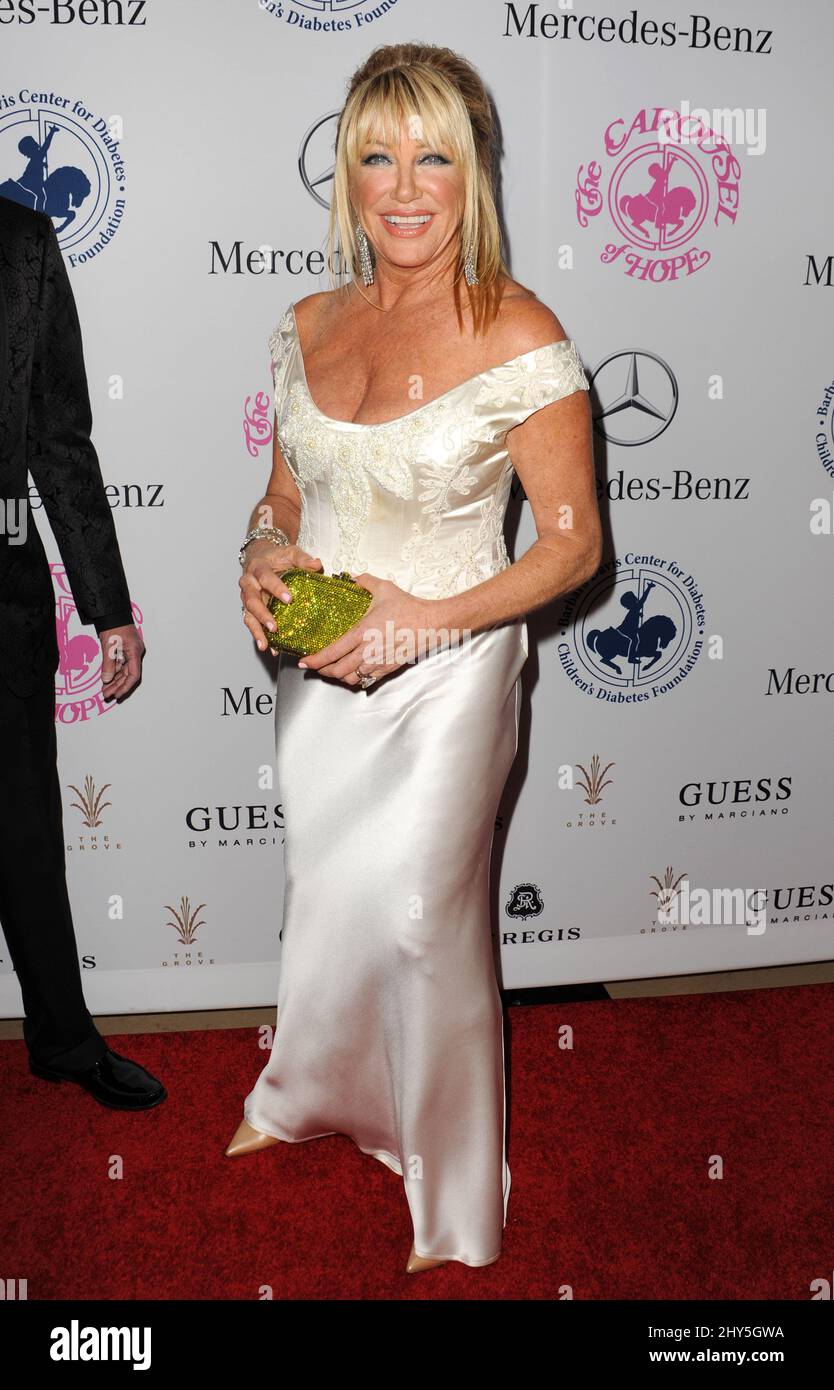 Suzanne Somers arriving for the Carousel Of Hope Ball held at the ...