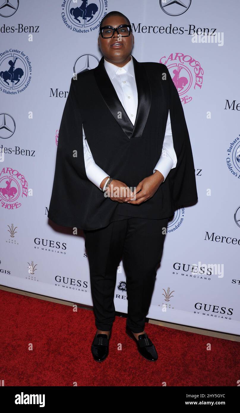 Earvin III Johnson (EJ) arriving for the Carousel Of Hope Ball held at ...