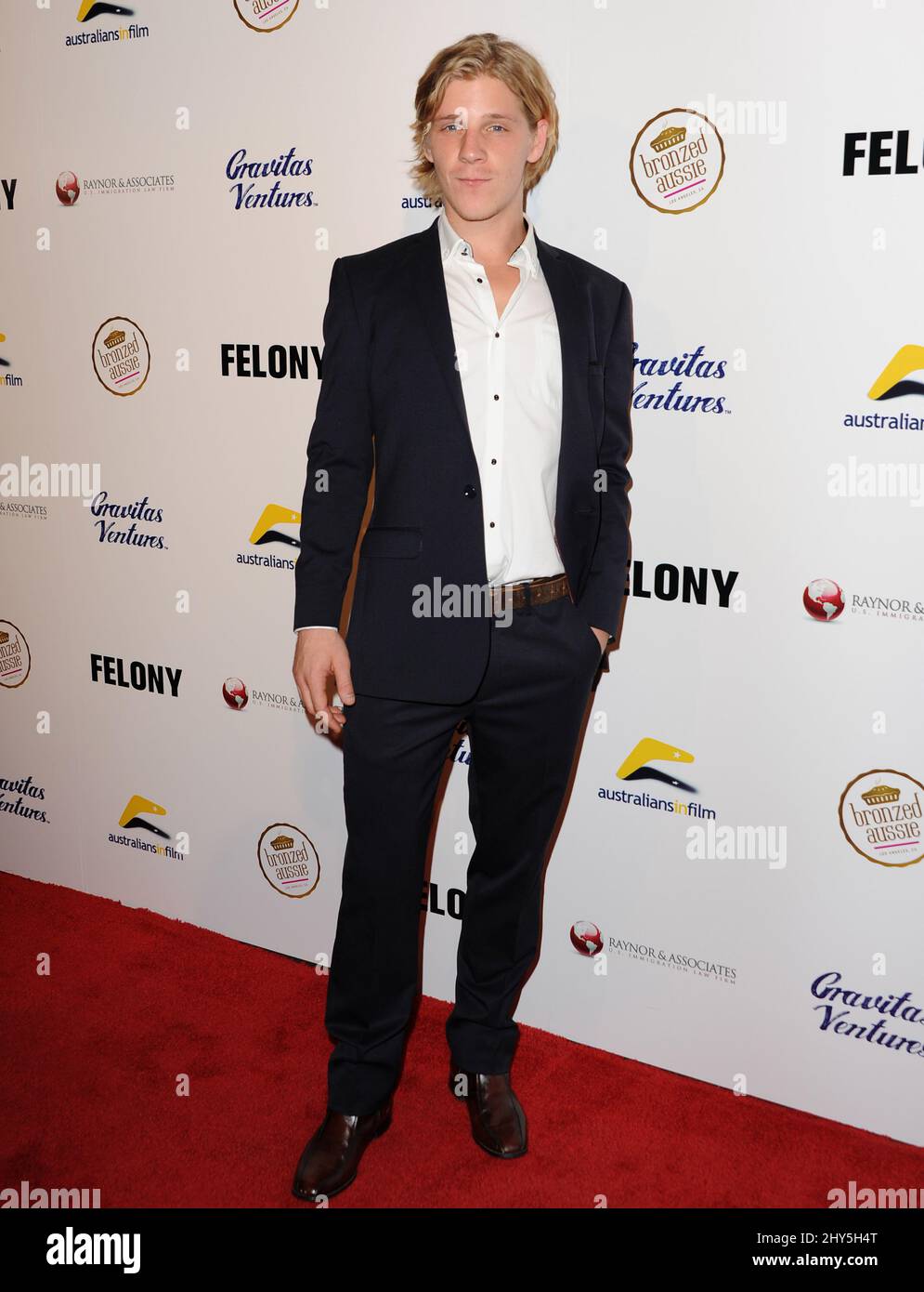 Daniel Webber arriving at the LA Premiere Of "Felony" on Thursday, Oct ...