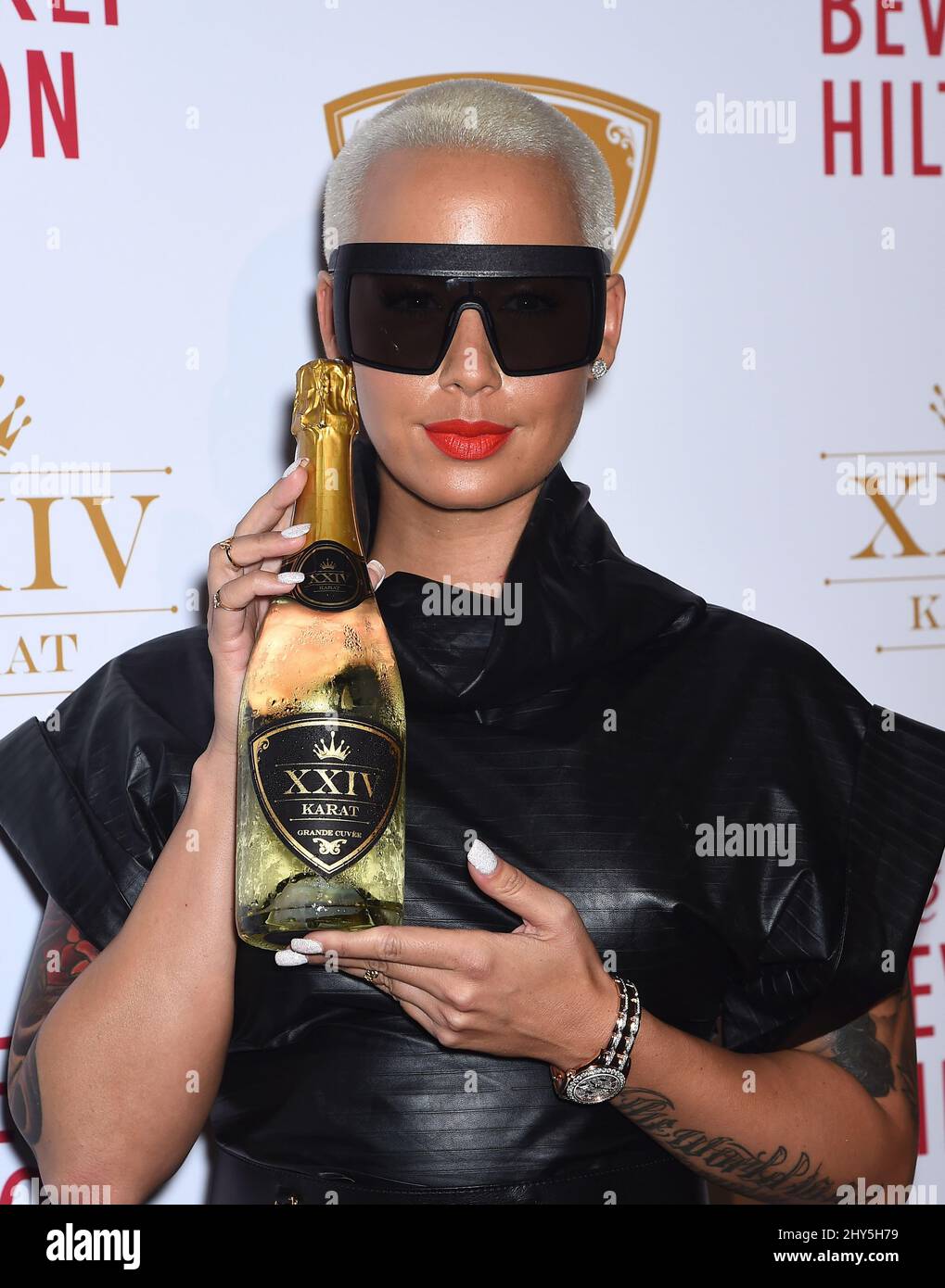 Amber Rose launches XXIV Karat Sparkling Wines held at the Beverly ...