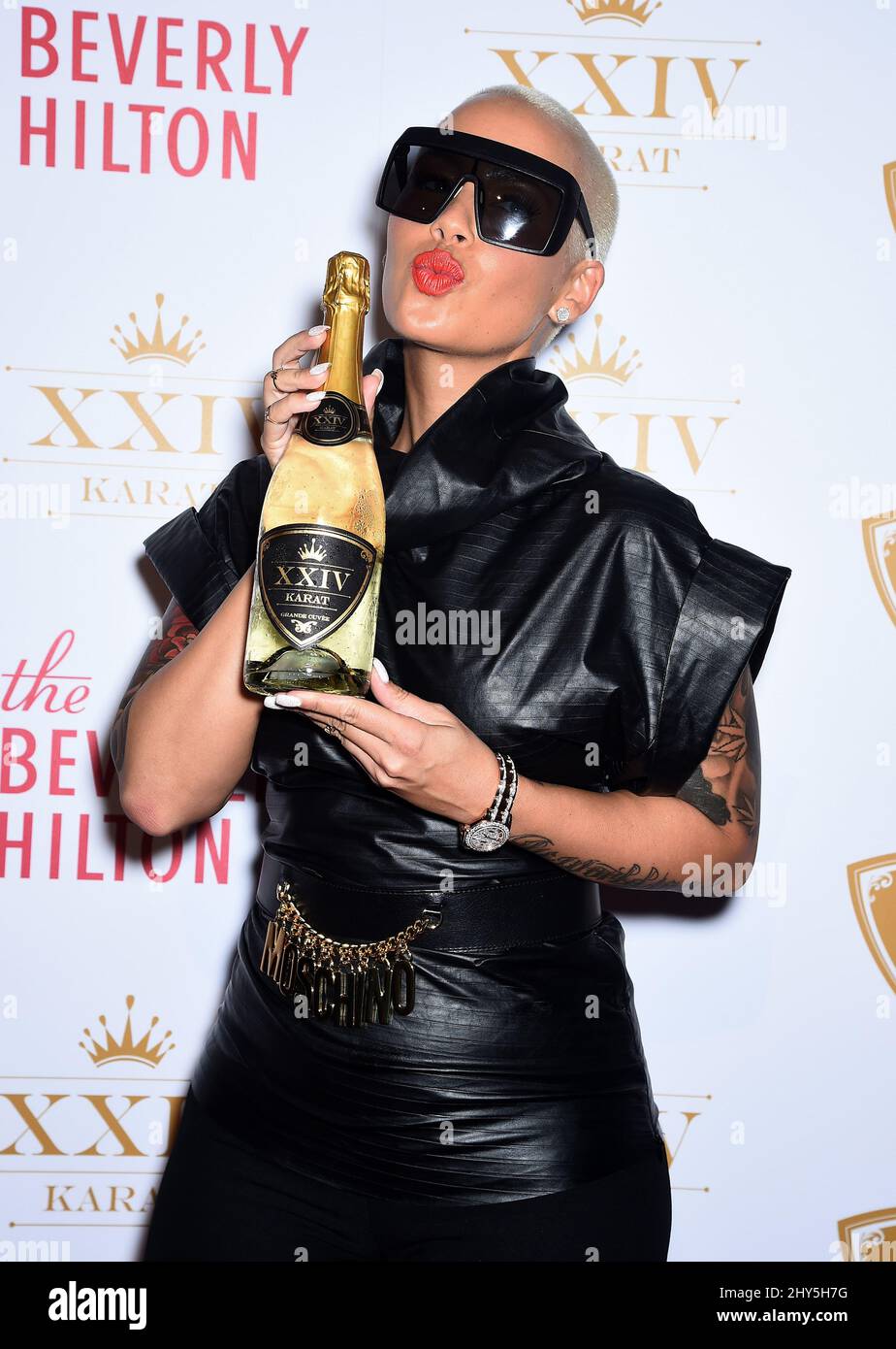 Amber Rose launches XXIV Karat Sparkling Wines held at the Beverly ...