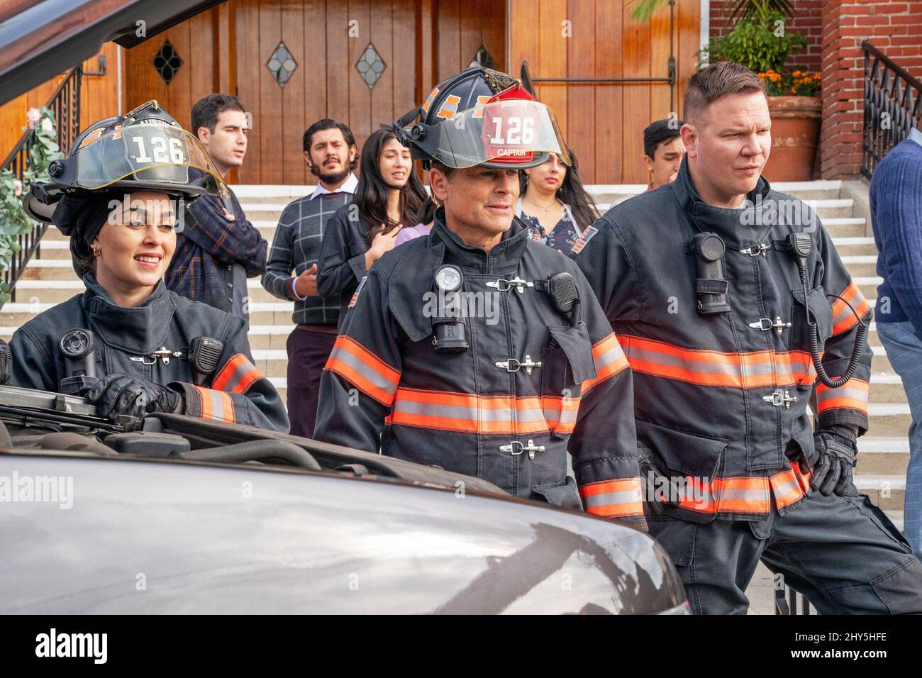 9-1-1: LONE STAR, (aka 911: LONE STAR), from left: Natacha Karam, Rob ...