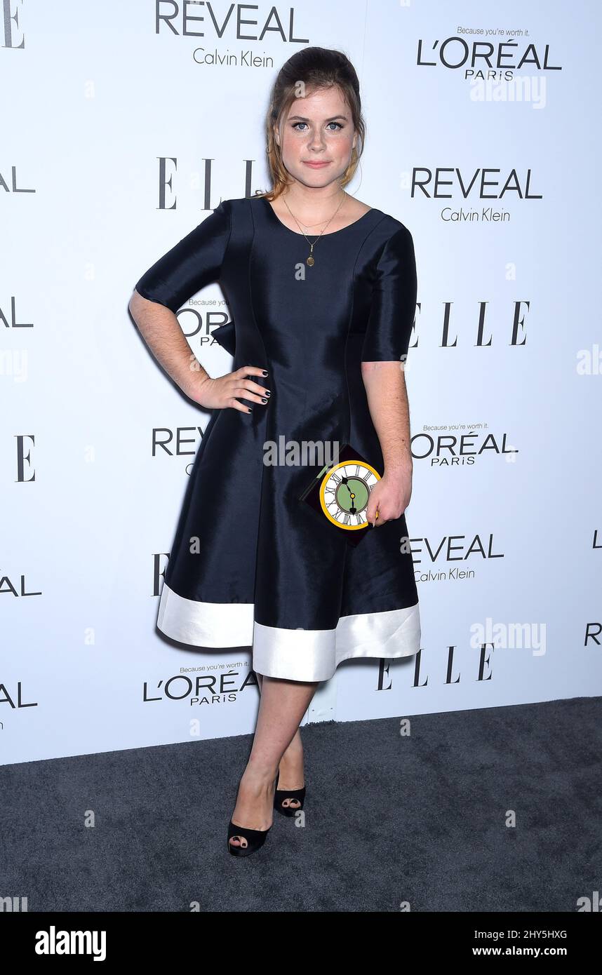 Jessie Ennis attending the 2014 ELLE Women in Hollywood Awards in Los ...