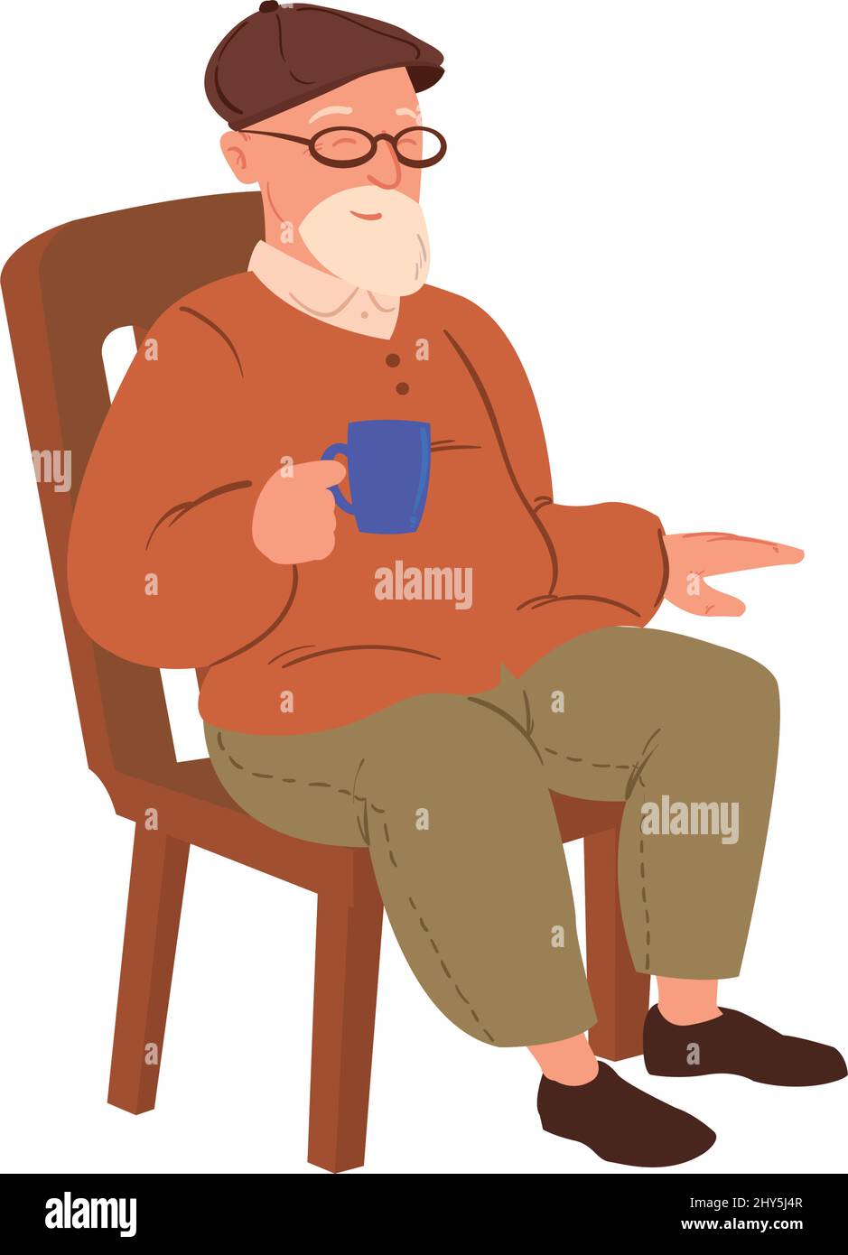 old man design Stock Vector Image & Art - Alamy