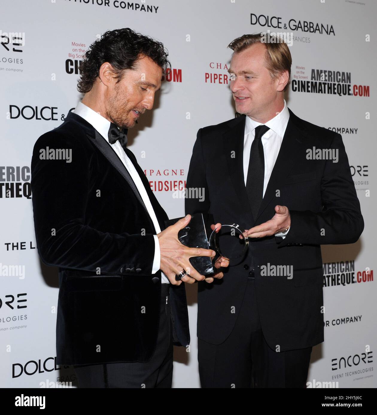 Matthew McConaughey and Christopher Nolan attending the 28th American ...