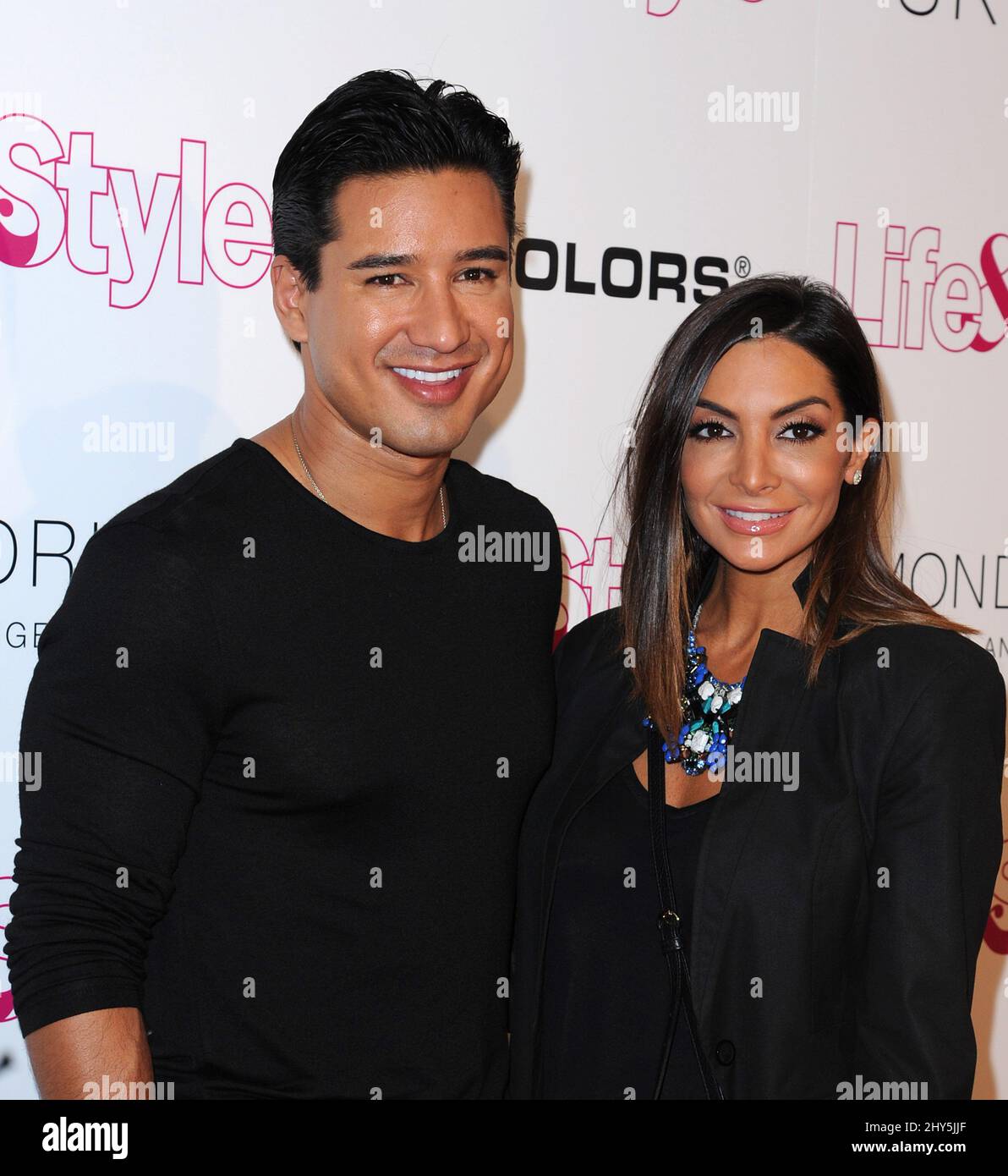 Mario Lopez, Courtney Mazza attending Life & Style Weekly's 10 Year ...