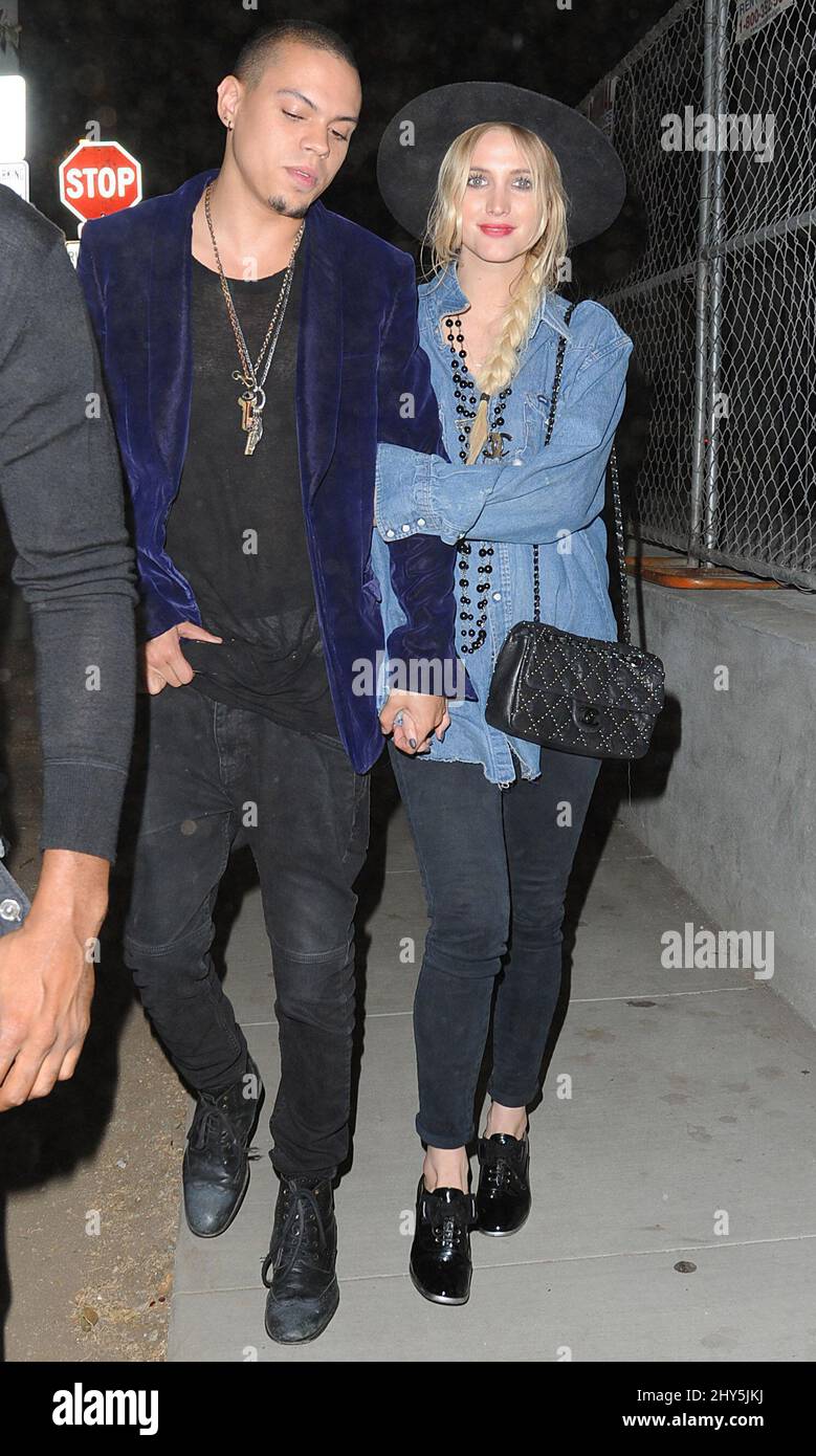 Ashlee Simpson, Evan Ross seen at De Re Gallery in West Hollywood ...