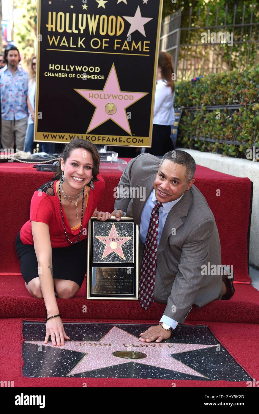 Jesse Belle Denver and Zak Deutshendorf attending John Denver honored ...