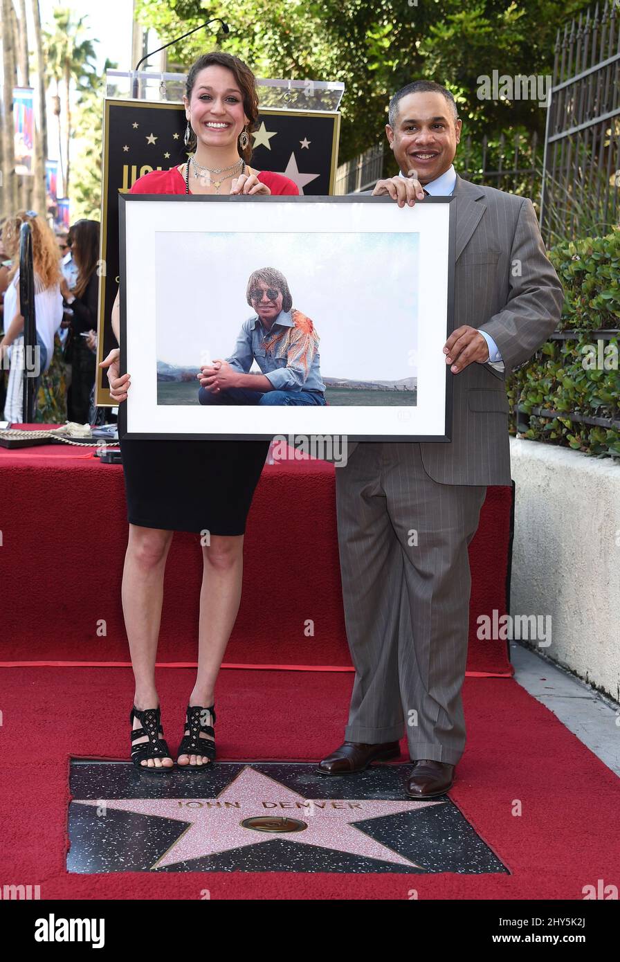 Jesse Belle Denver and Zak Deutshendorf attending John Denver honored ...