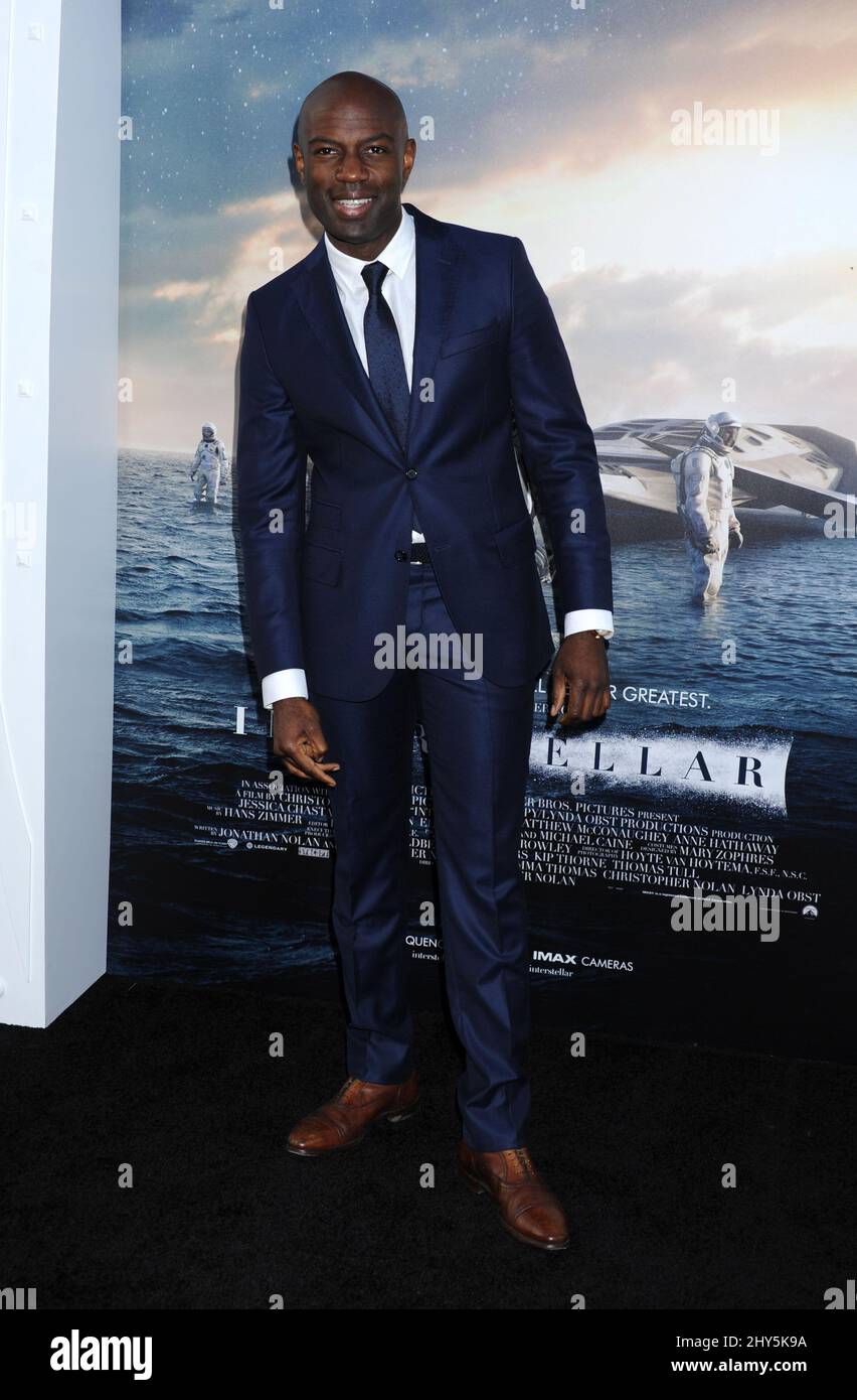 David Gyasi attending the "Interstellar" premiere held at the TCL ...