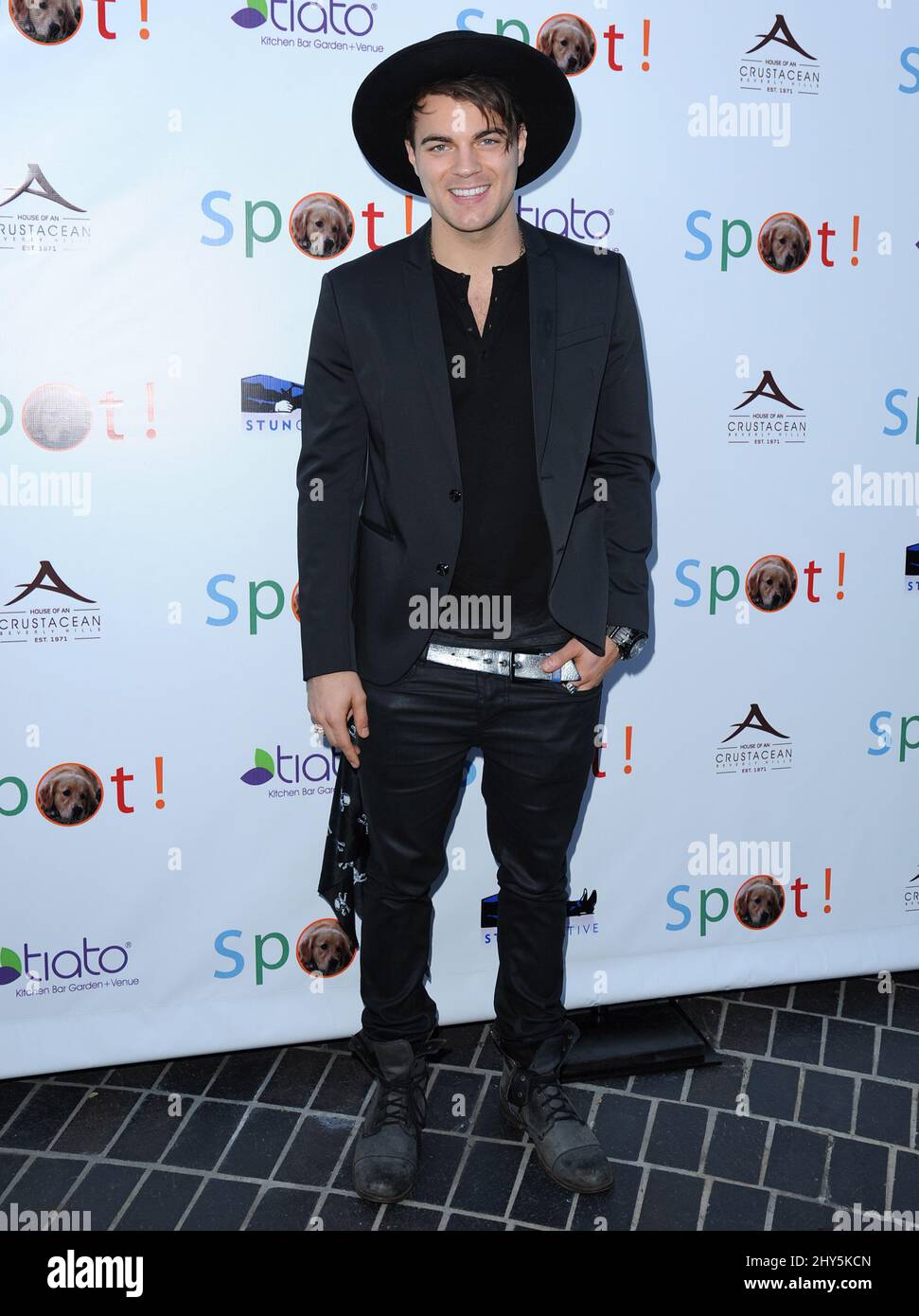 Josh Golden attending the Third Annual Saving Spot! Benefit held at ...