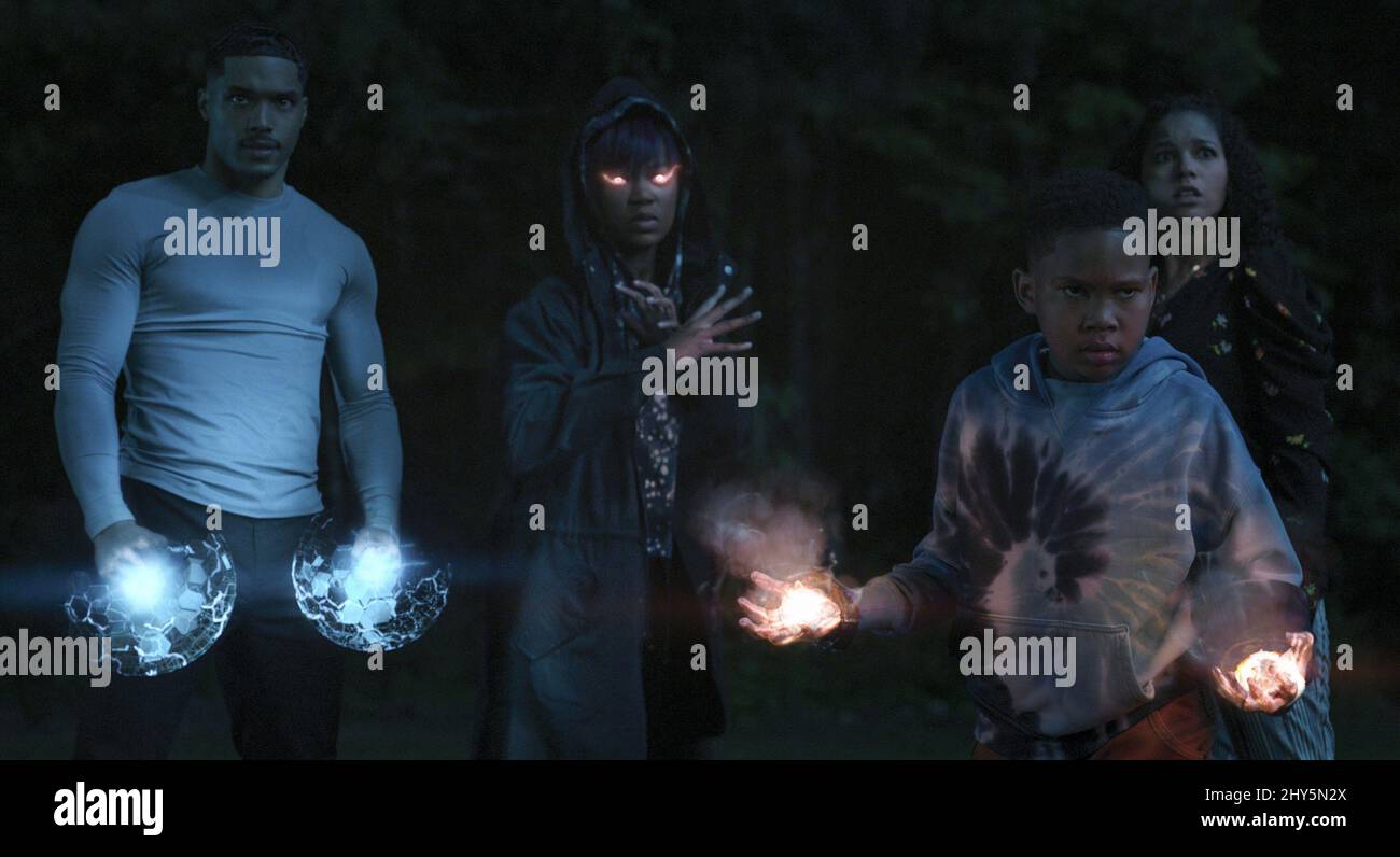 RAISING DION, from left: Rome Flynn, Aubriana Davis, Ja'Siah Young ...