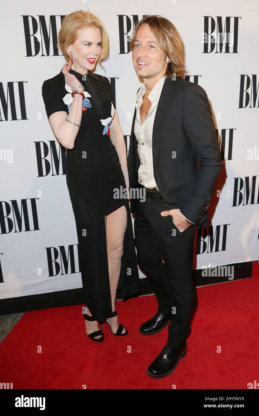 Keith Urban,Nicole Kidman attending the BMI Country Music Awards 2014 ...