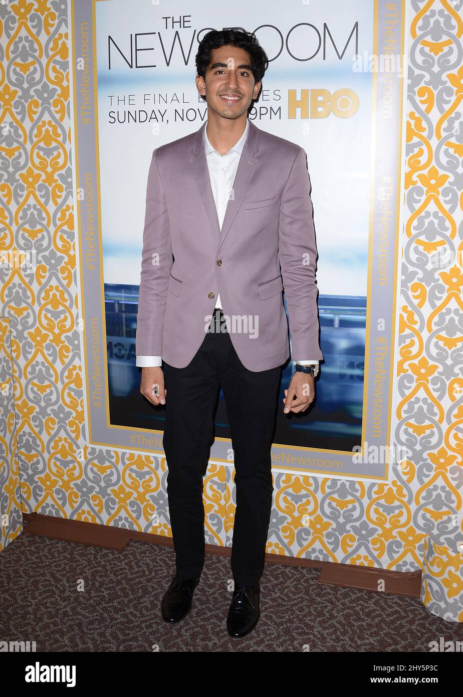 Dev Patel attending "The Newsroom" Season 3 Los Angeles Premiere held ...