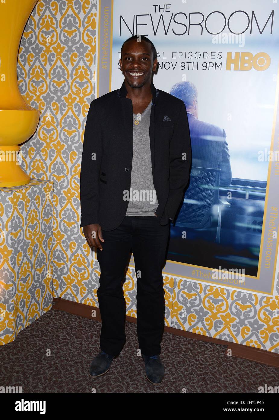 Chris Chalk attending "The Newsroom" Season 3 Los Angeles Premiere held ...