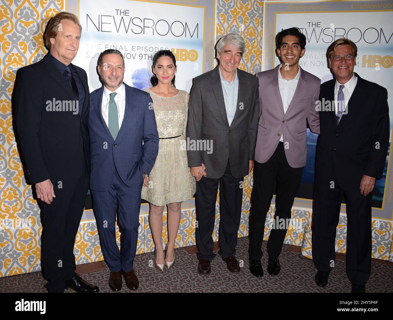 Jeff Daniels, Aaron Sorkin, Olivia Munn, Sam Waterston, Dev Patel, Alan ...