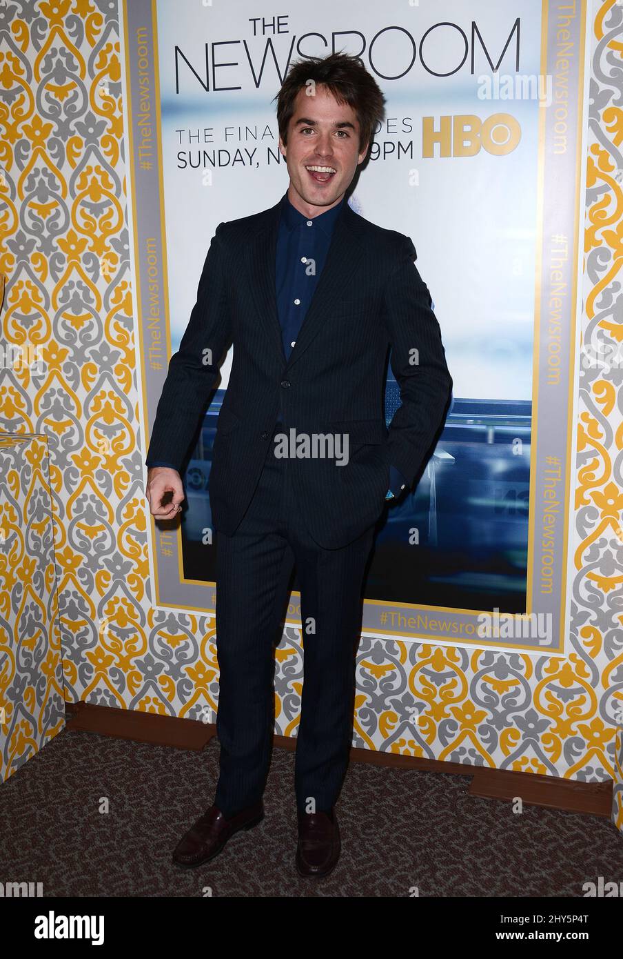 Thomas Matthews attending "The Newsroom" Season 3 Los Angeles Premiere ...