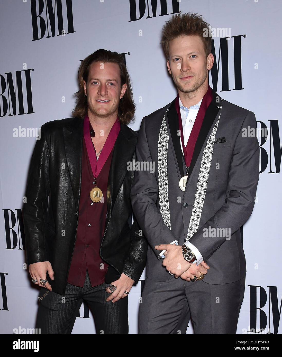 Florida Georgia Line attending the BMI Country Music Awards 2014 at the ...