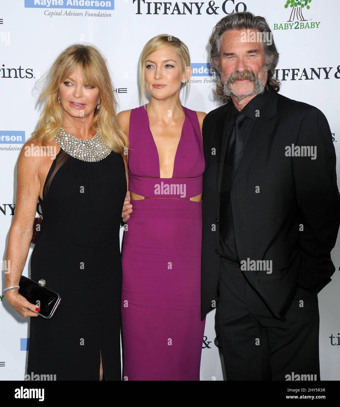 Goldie Hawn, Kate Hudson & Kurt Russell attending the 2014 Baby2Baby ...