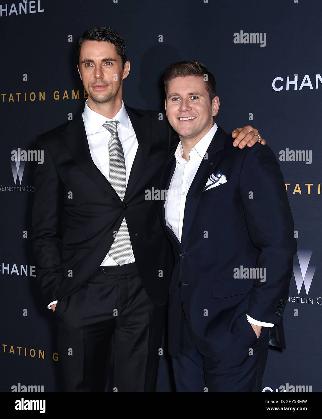 Matthew Goode and Allen Leech attending 'The Imitation Game' Screening ...