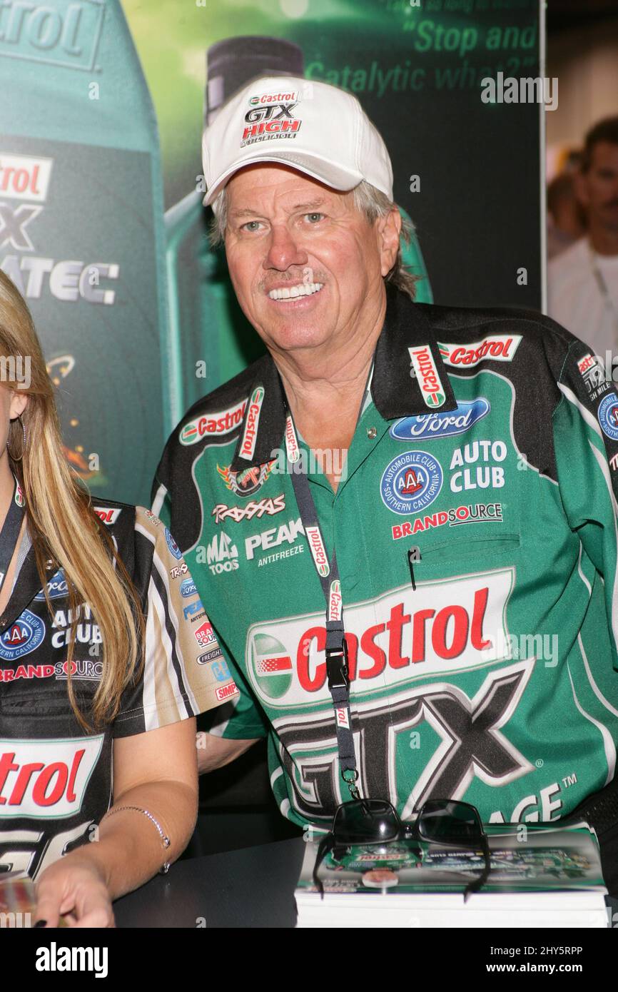 John Force attending The 2014 SEMA Show in Las Vegas Stock Photo - Alamy