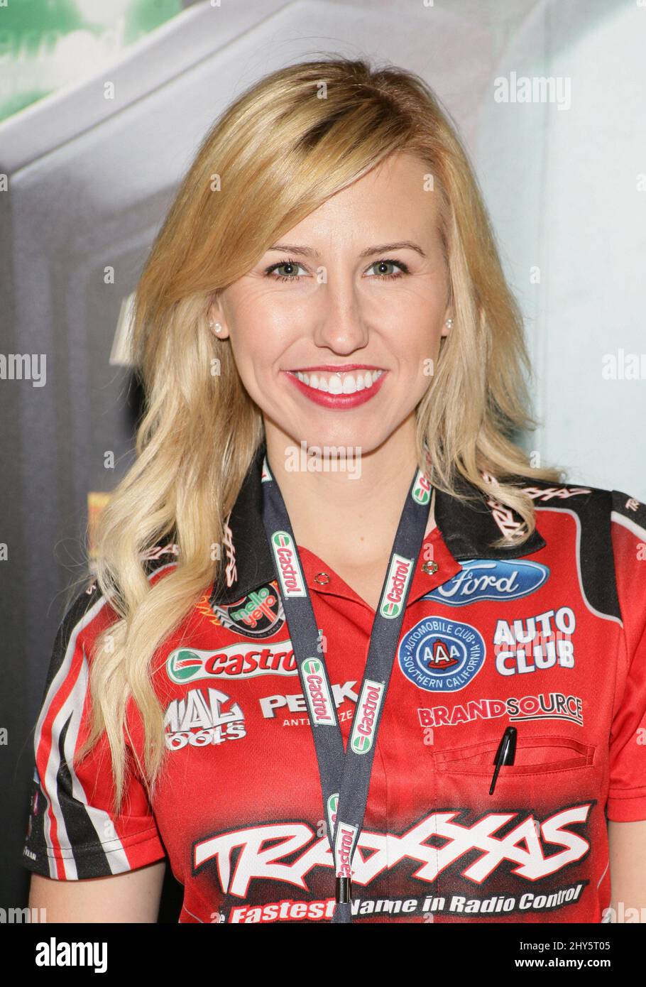 Courtney Force attending The 2014 SEMA Show in Las Vegas Stock Photo ...