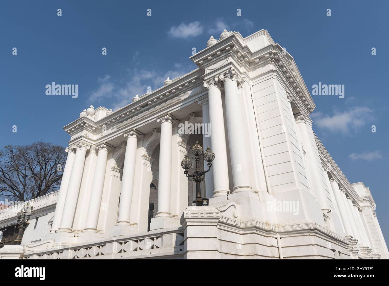 Low angle of an antique building with columns Stock Photo - Alamy