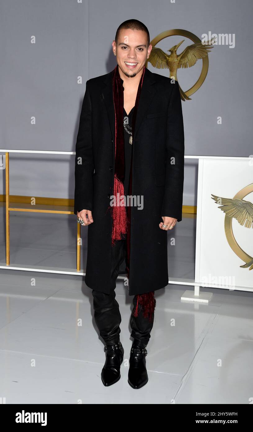Evan Ross attending "The Hunger Games: Mockingjay - Part 1" Premiere in ...