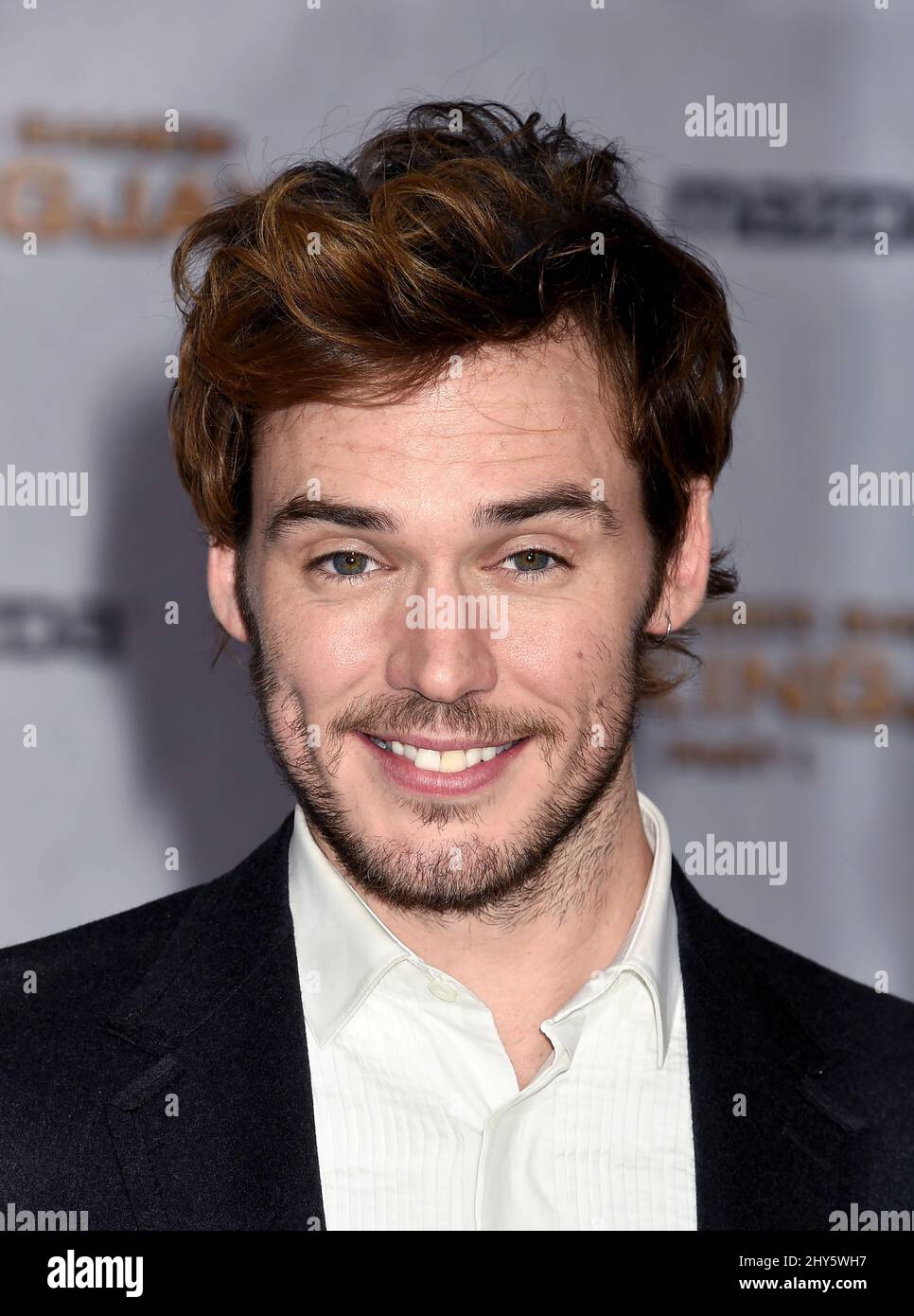 Sam Claflin attending "The Hunger Games: Mockingjay - Part 1" Premiere ...