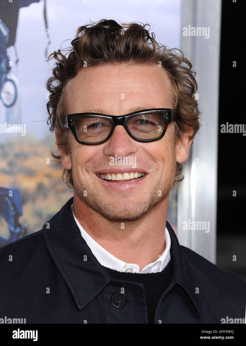 Simon Baker arriving for the Wild premiere at the Academy of Motion ...
