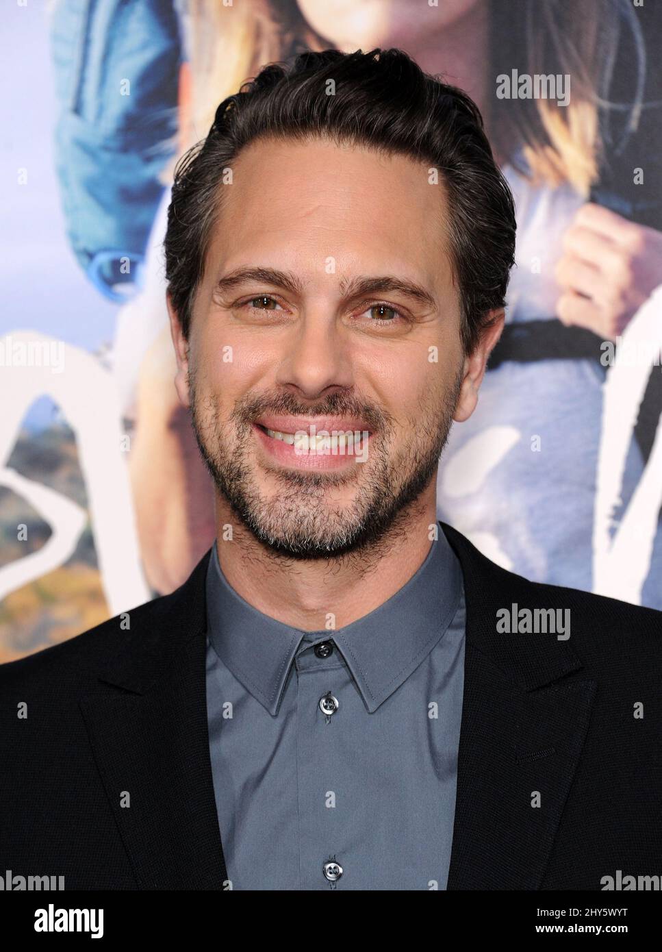 Thomas Sadoski arriving for the Wild premiere at the Academy of Motion ...