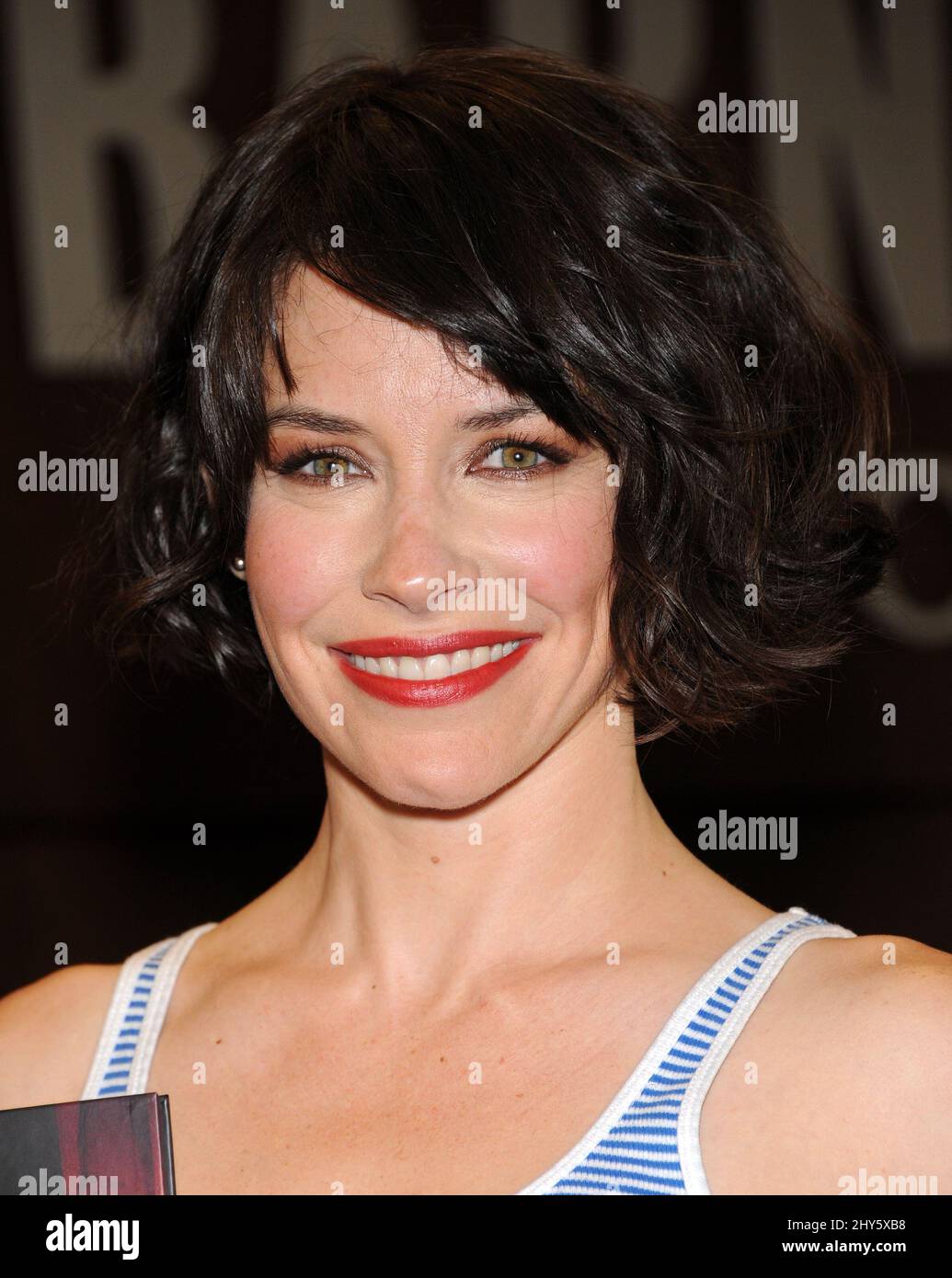 Evangeline Lilly signs new book "The Squicker Wonkers" at the Barnes ...