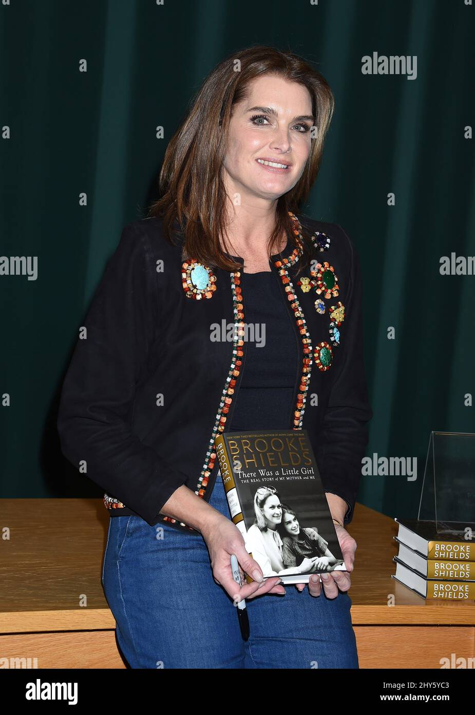 Brooke Shields at "There Was a Little Girl" book signing held at Barnes ...