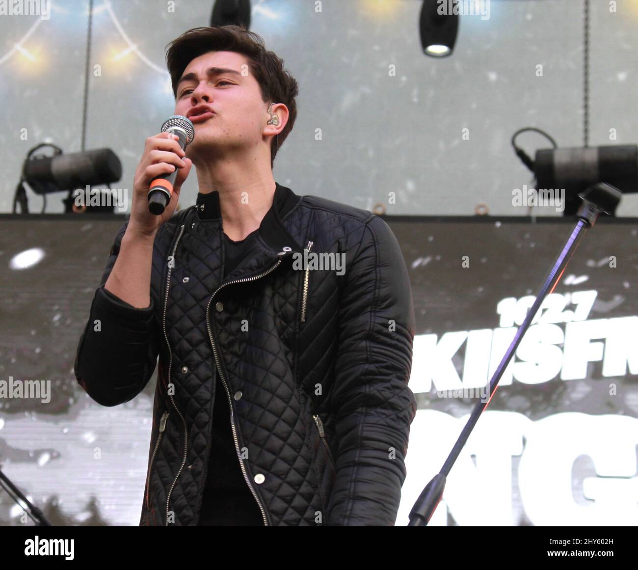 Riley McDonough, Before You Exit performs during KIIS FM's Jingle Ball ...